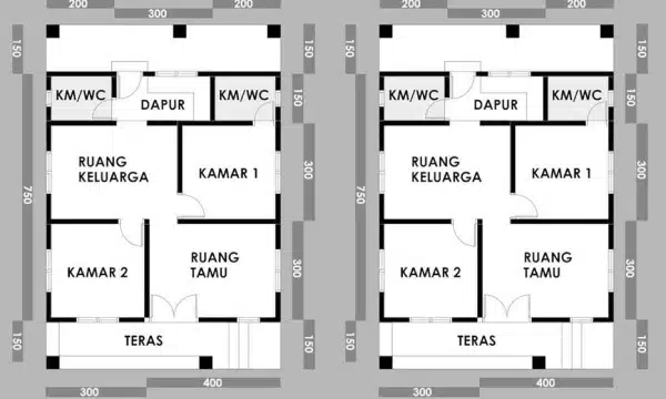Denah Rumah 7x9 - Denah Impian Para Kaum Milenial
